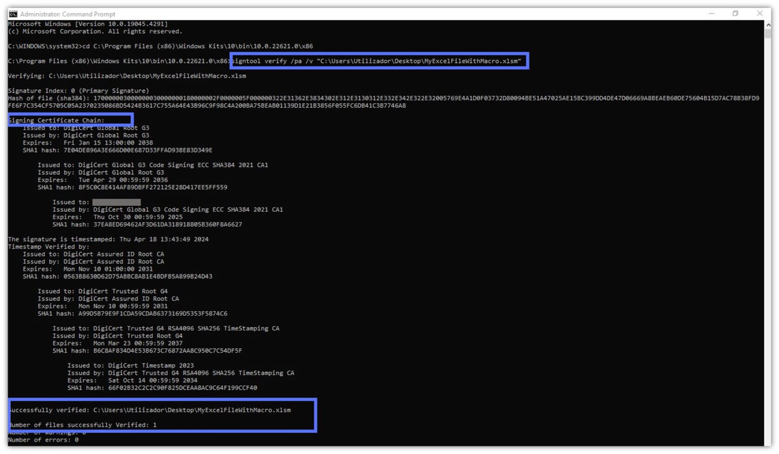 How to Digitally Sign a Macro for Excel Using a Code Signing Certificate - Code Signing Store