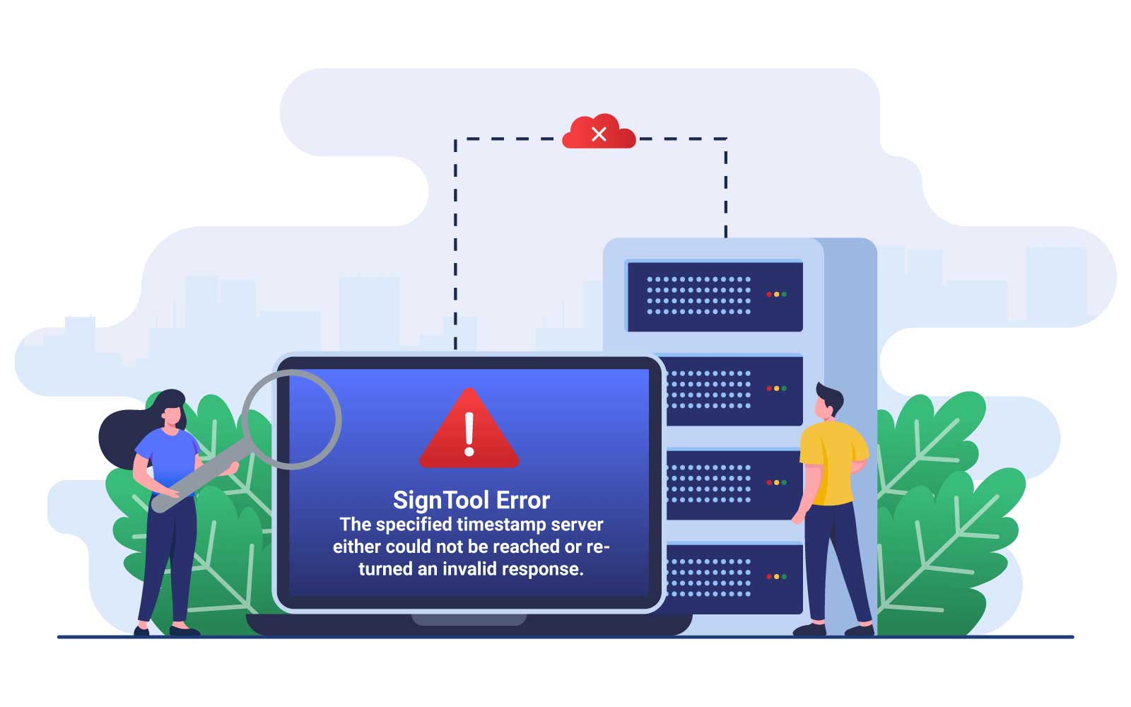 Signtool Error The Specified Timestamp Server Either Could Not Be