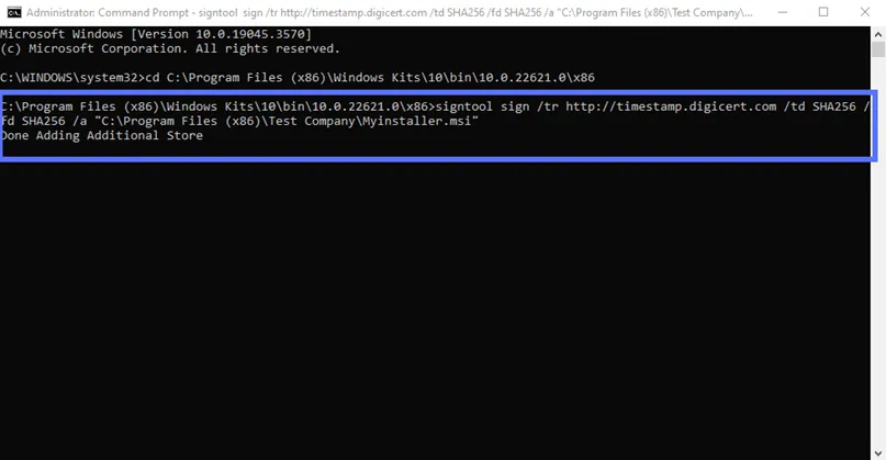How to Digitally Sign MSI Installers, Packages & Files With a Certificate